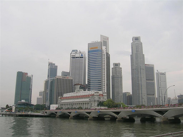 OCBC Bank Building, Singapore, Singapur Fotos